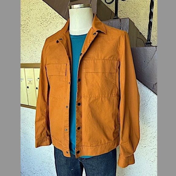 COS | Jackets & Coats | Cos Mens Cotton Blend Twill Chore Coat In ...
